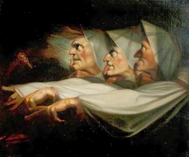 Macbeth_1783+Johann Heinrich Fssli+Hery Fuseli+the three witches ...
