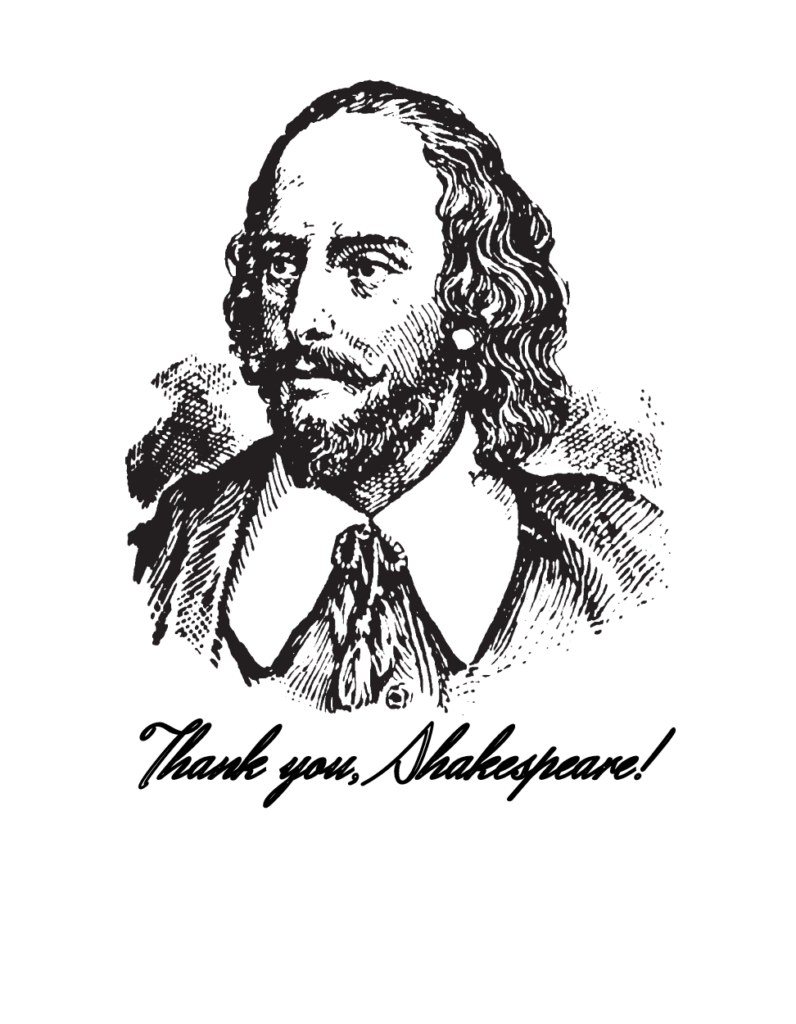 Thank You, Shakespeare! | Shakespeare Geek